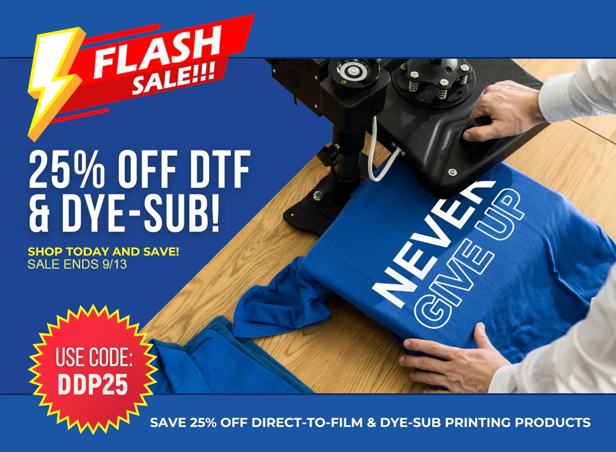 DTF & Dye Sub Products – Digital Dolphin Products.