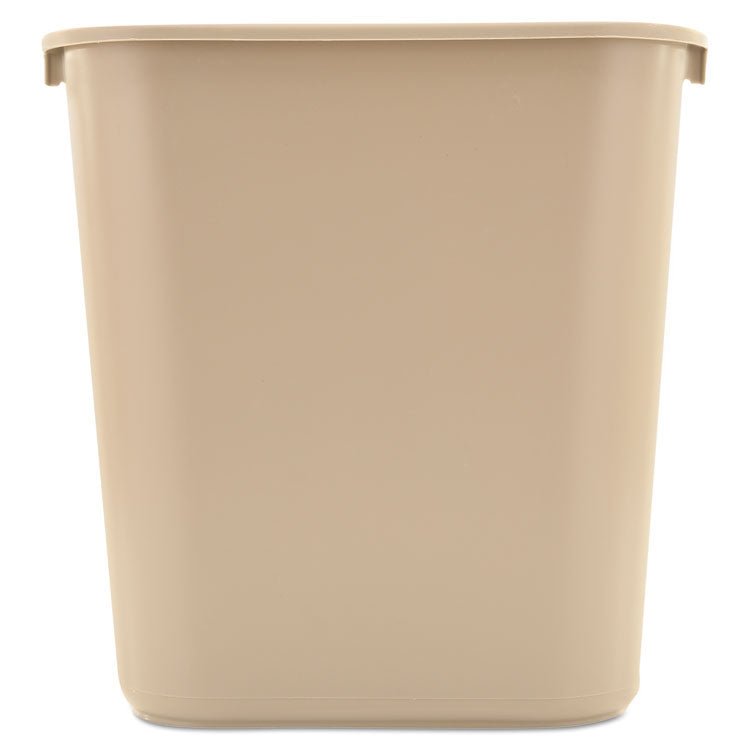 Deskside Plastic Wastebasket, 7 gal, Plastic, Beige – Digital Dolphin ...