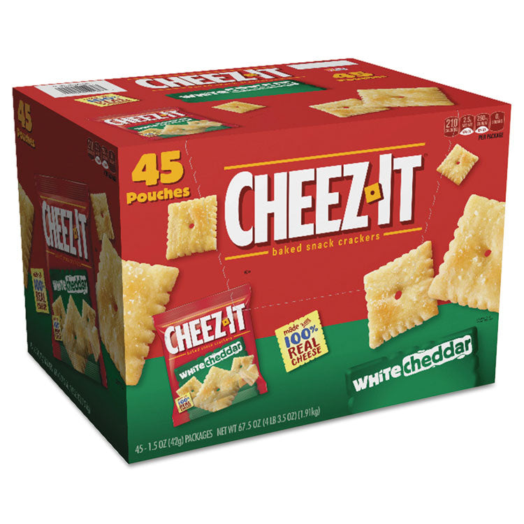 Cheez-it Crackers, 1.5 oz Bag, White Cheddar, 45/Carton – Digital ...