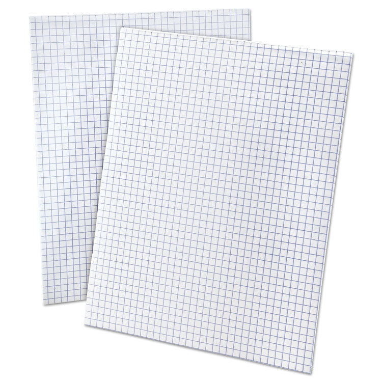 Quadrille Pads, Quadrille Rule (4 sq/in), 50 White (Standard 15 lb Bon ...