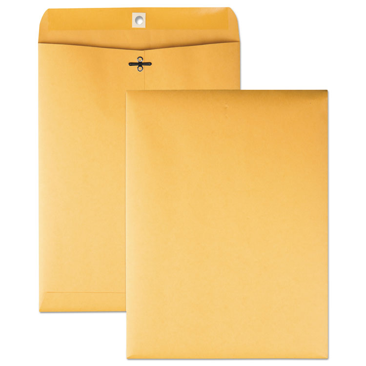 Clasp Envelope, 28 lb Bond Weight Kraft, #90, Cheese Blade Flap, Clasp ...