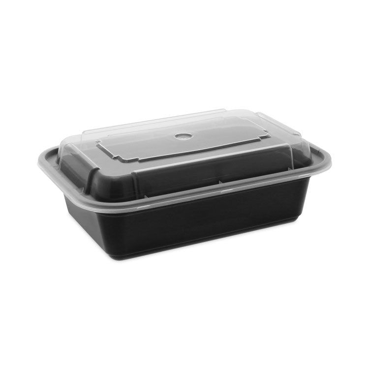 Newspring VERSAtainer Microwavable Containers, 24 oz, 5 x 7.25 x 2, Bl ...