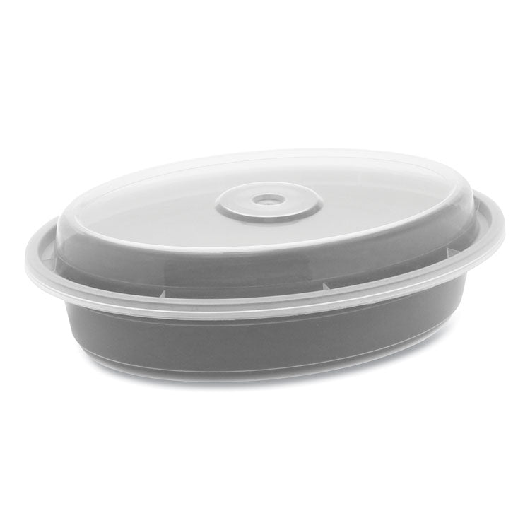 Newspring VERSAtainer Microwavable Containers, Oval, 12 oz, 6.8 x 4.8 ...