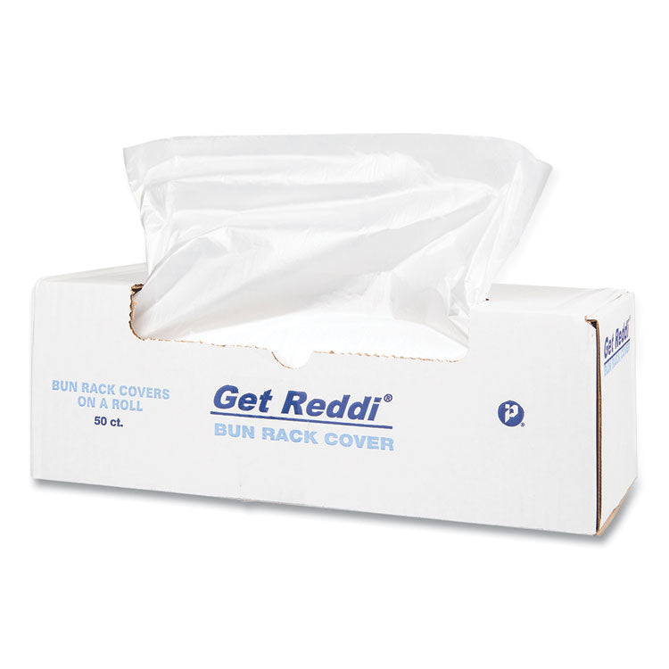 Poly Bun Rack Cover, 60 x 80, 15 Micron, Clear, Plastic, 50/Carton ...